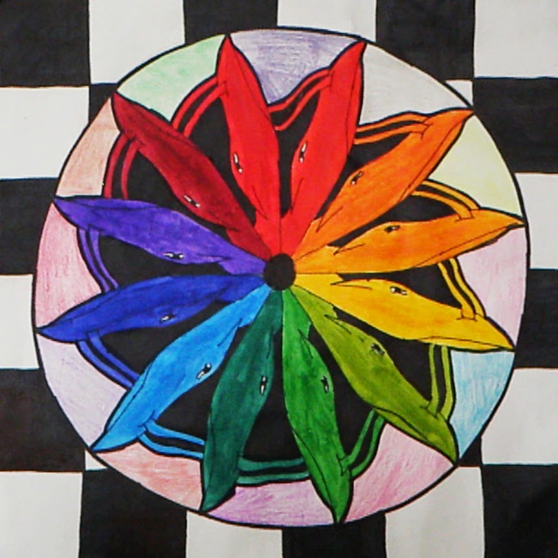 Jerdee's Art Classes: Painting: Acrylic Color Wheel