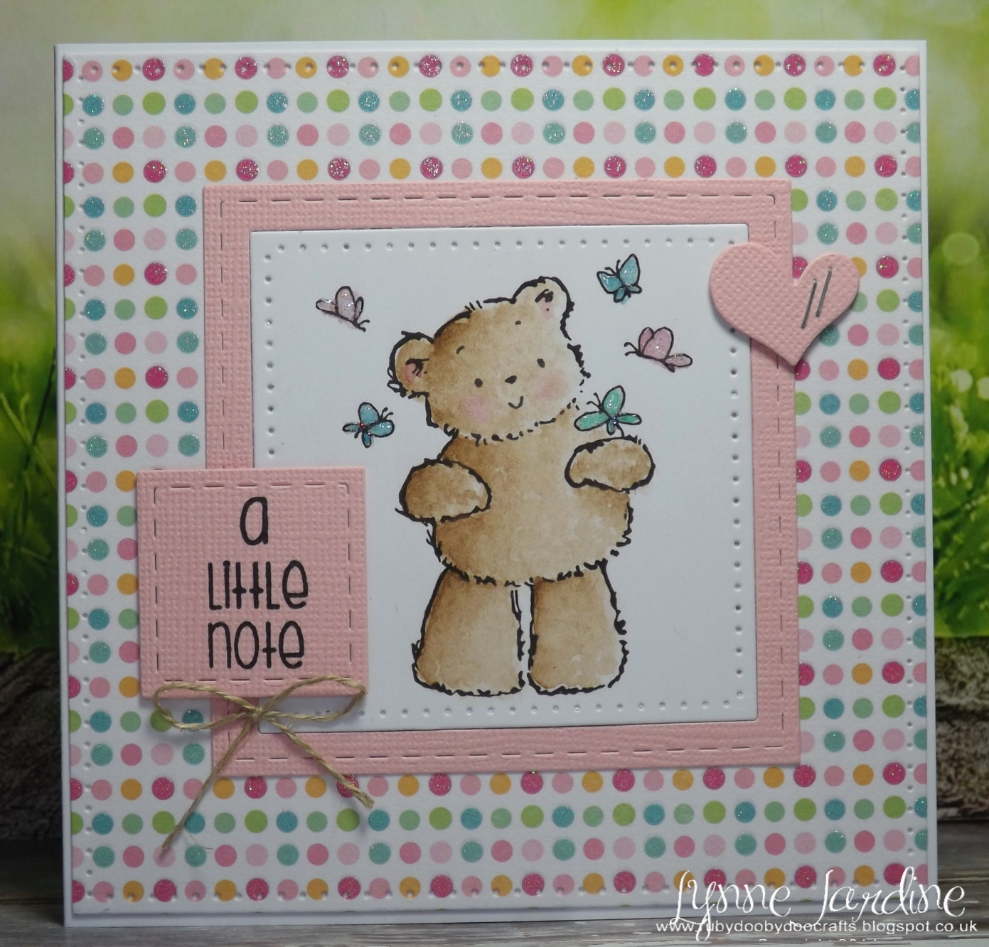 Ruby-Dooby-Doo Crafts: Butterfly bear