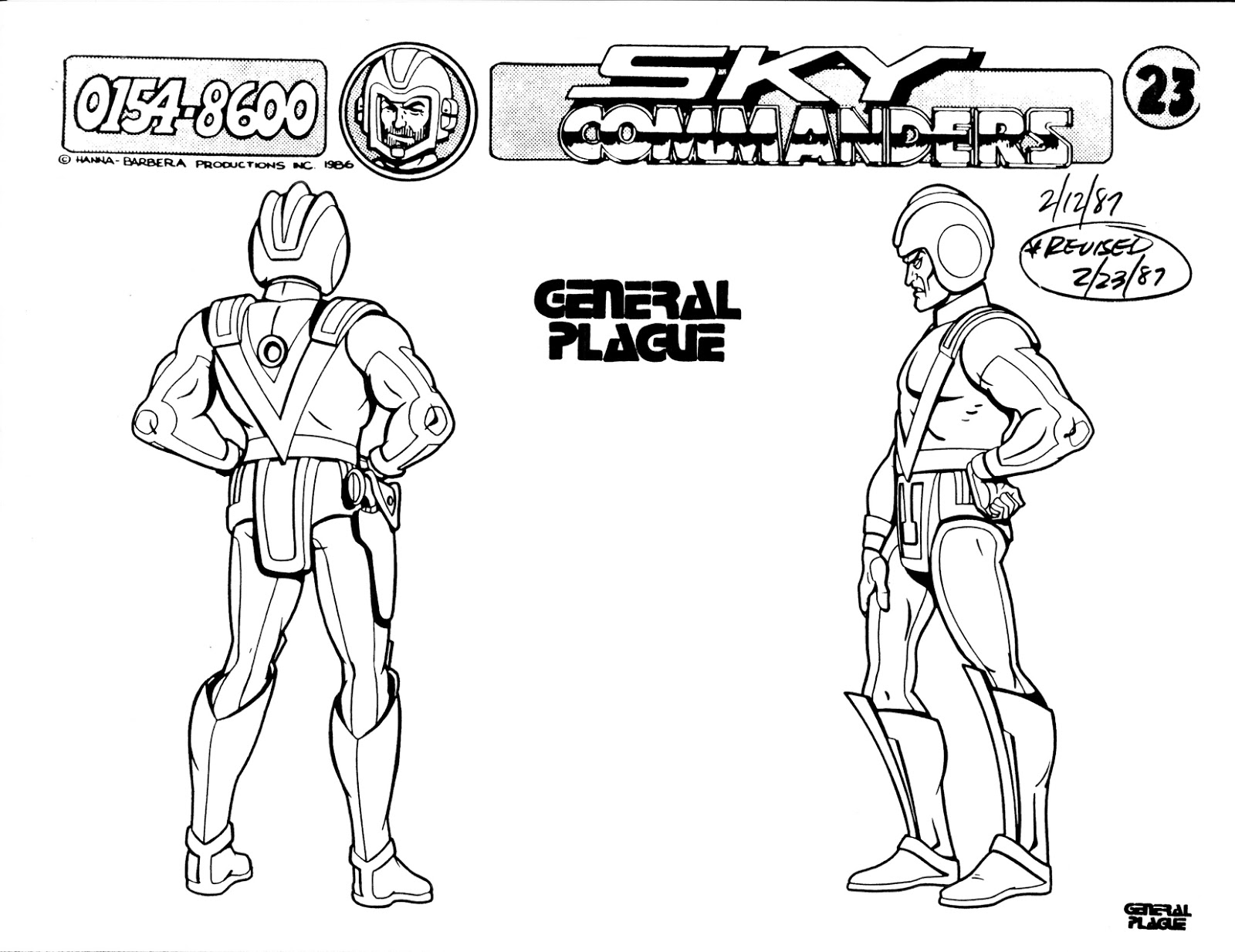 Hanna-Barbera World Reloaded: Sky Commanders - Model Sheets