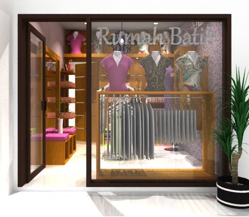 EASY LIVING INDONESIA : DESAIN BUTIK "RUMAH BATIK" Ibu YUAN - SURABAYA