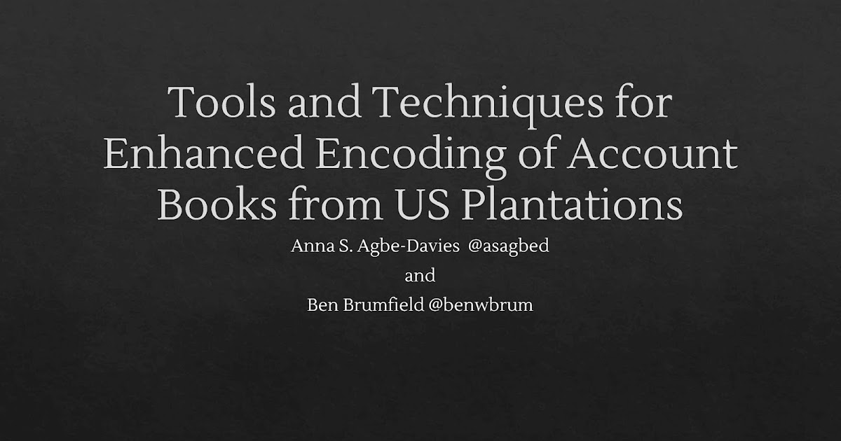 Collaborative Manuscript Transcription: Tools and Techniques for ...