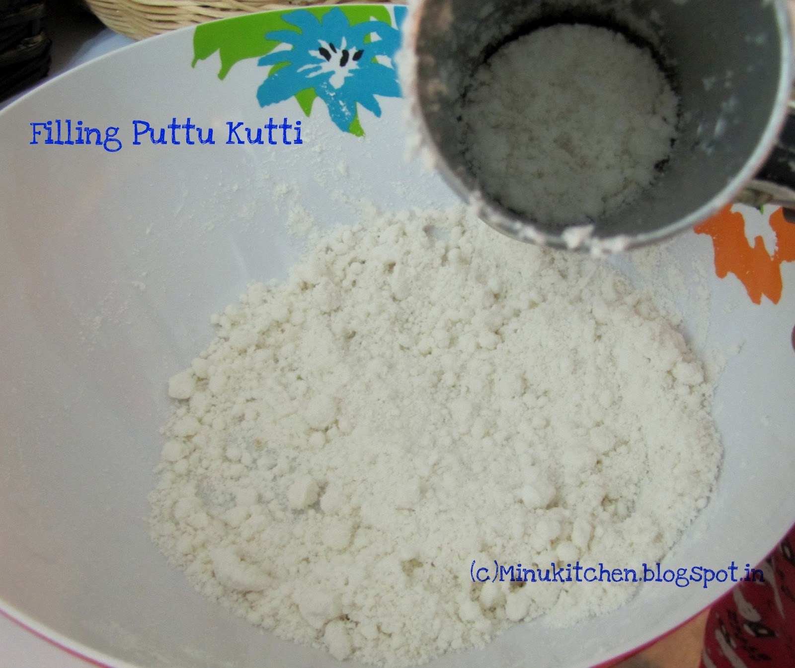 Ari Puttu and Kadala Curry ~ Minu's Kitchen