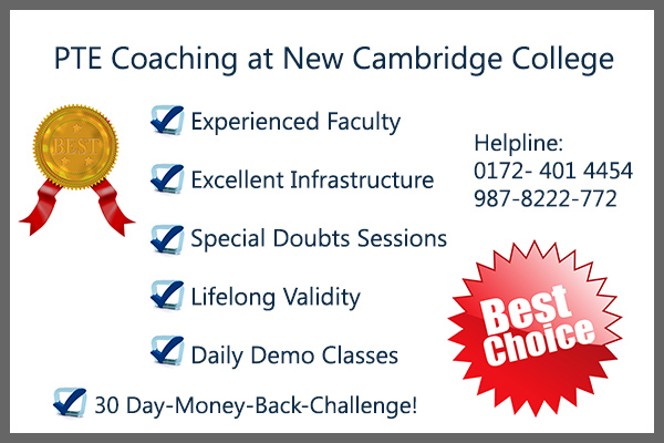 (Pearson Test of English) PTE Coaching in Chandigarh: What is the ...