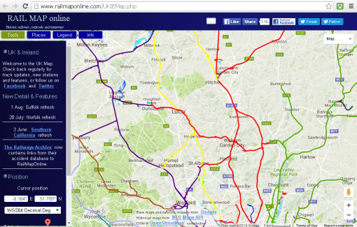 Hertfordshire Genealogy News: Information on the railways of Hertfordshire