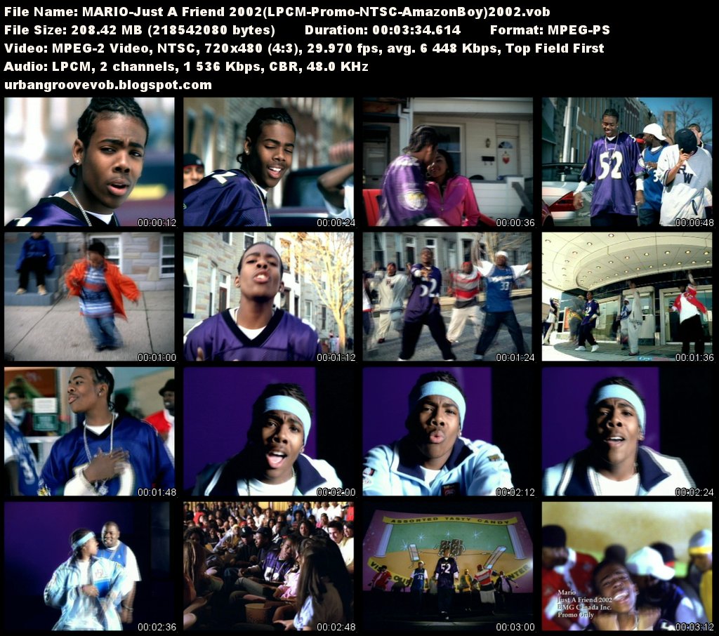 Urban Groove Vob Collection: Mario - Just A Friend (2002)