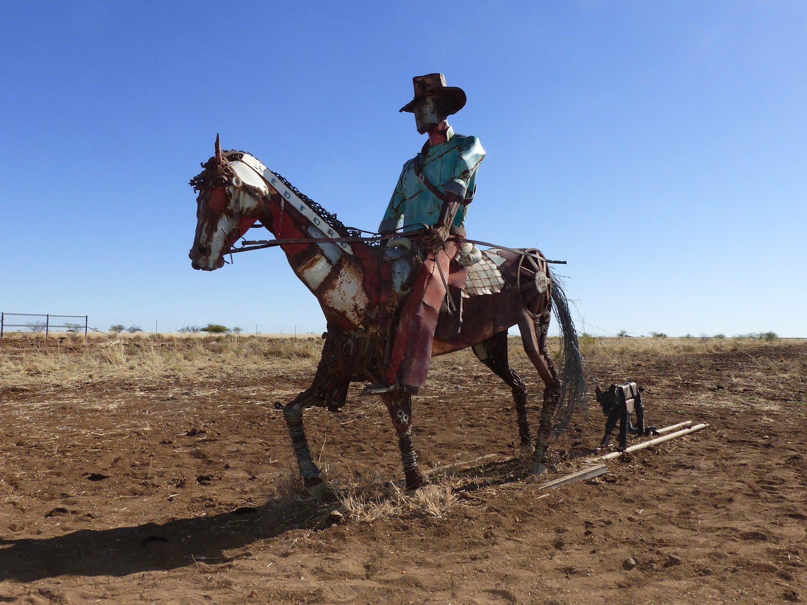 The Wandering Tops: Aramac, Sculpture Trail