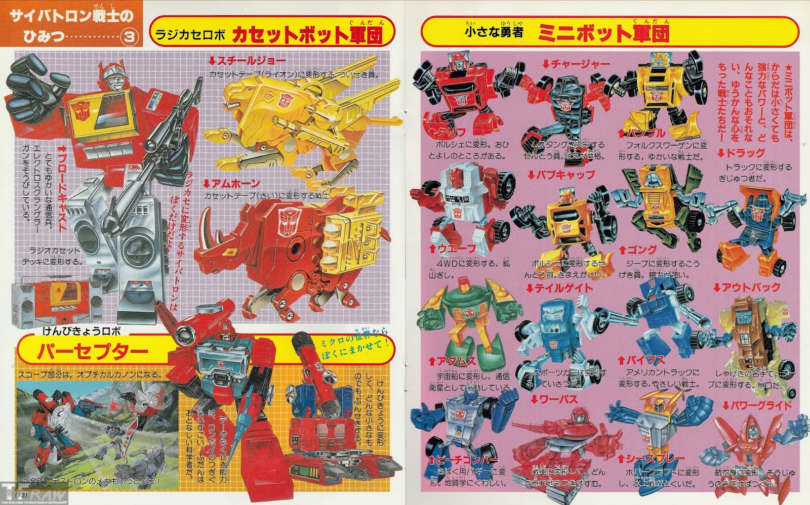 Fight! Super Robot Lifeform Transformers TV Magazine Scans