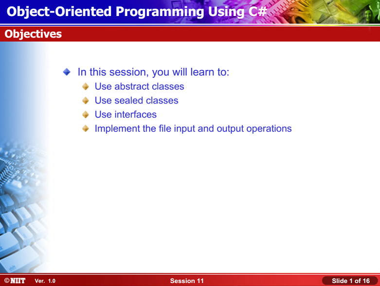 E Books Presentation Slideslecture Notes For Oops Programming Using C Session 11