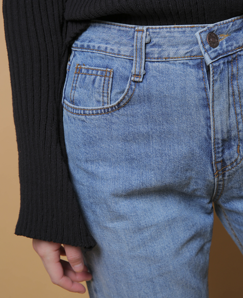 [Stylenanda] Faded Regular Rise Jeans | KSTYLICK - Latest Korean ...