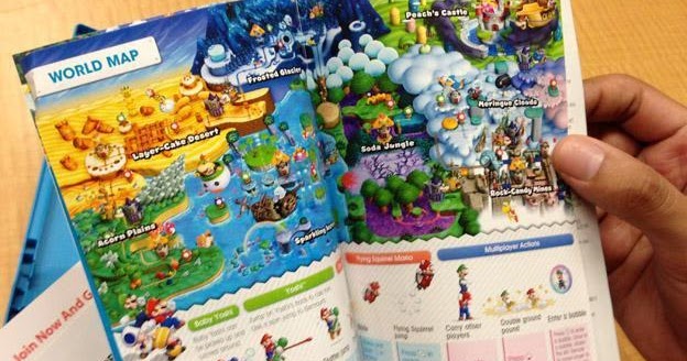 New Super Mario U Deluxe Rare Poster Map Nintendo Switch | atelier-yuwa ...