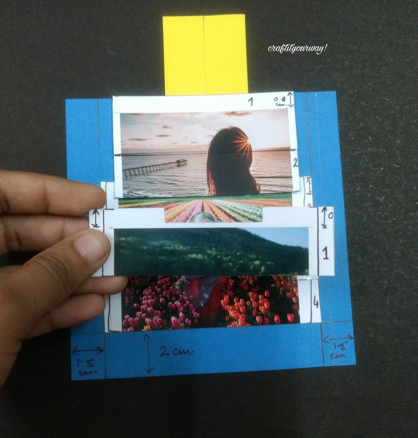 CRAFT IT YOUR WAY!: PICTURE CHANGING CARD || OPTICAL ILLUSION CARD