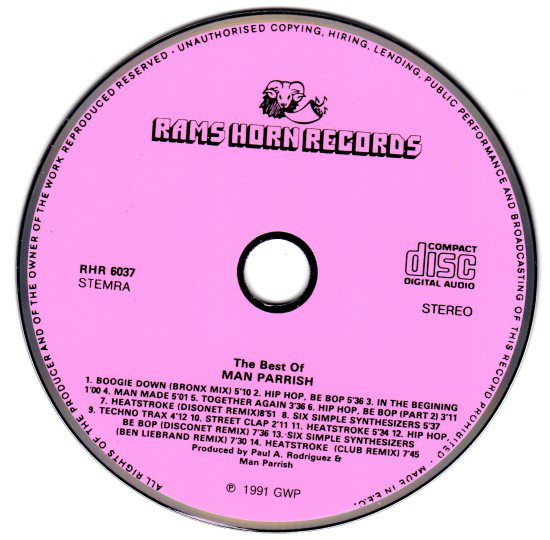 RETRO DISCO HI-NRG: Man Parrish - The Best Of Man Parrish (Album) 1991 ...