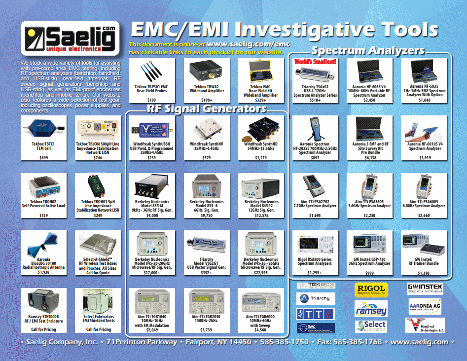Happy, Prosperous & Blessed: EMC/EMI Investigative Tools