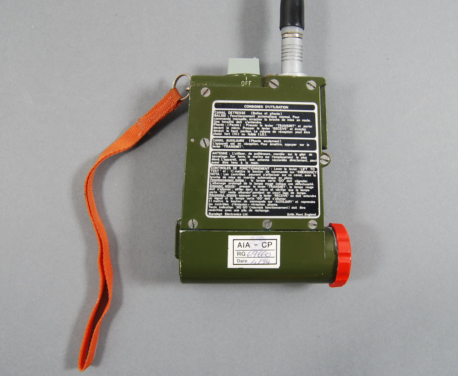 Czech army green radios: Sarbe 5 rescue SAS radio - unboxing and review