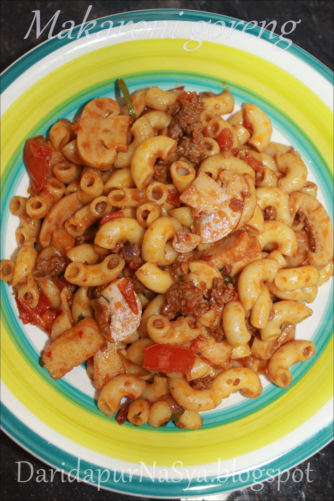 Dari Dapur NaSya: Makaroni goreng