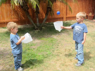 Leave Boredom Behind: Milk Jug Ball Toss