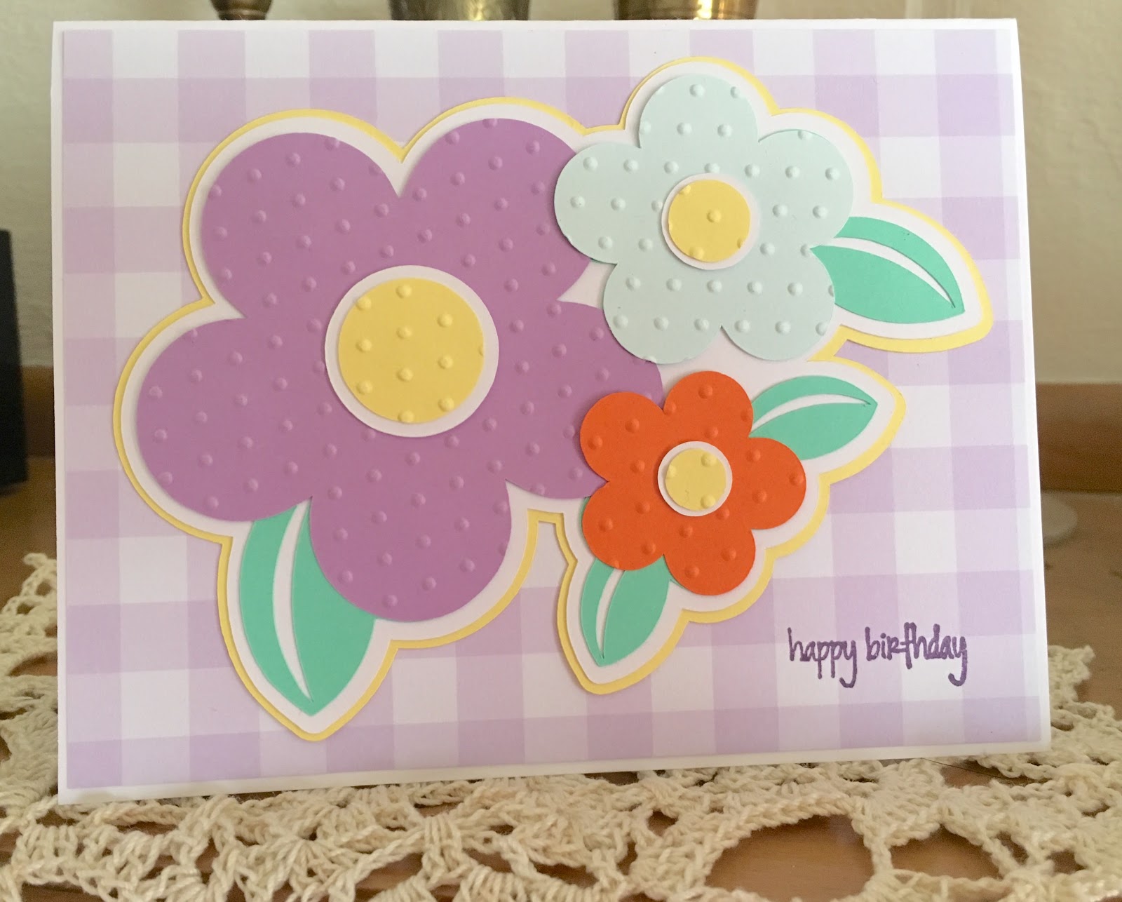 Creative Me: Spring Birthday Card