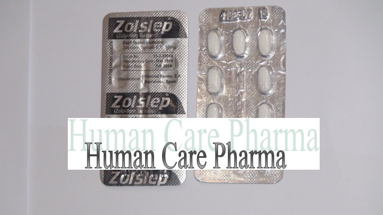 Human Care Pharma: Zolp ( Zolpidem ) 10mg - 100 Pills