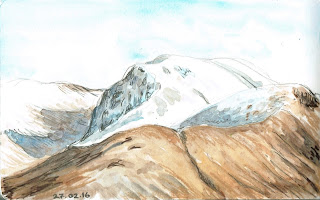 Sketching on the Run: Ben Nevis
