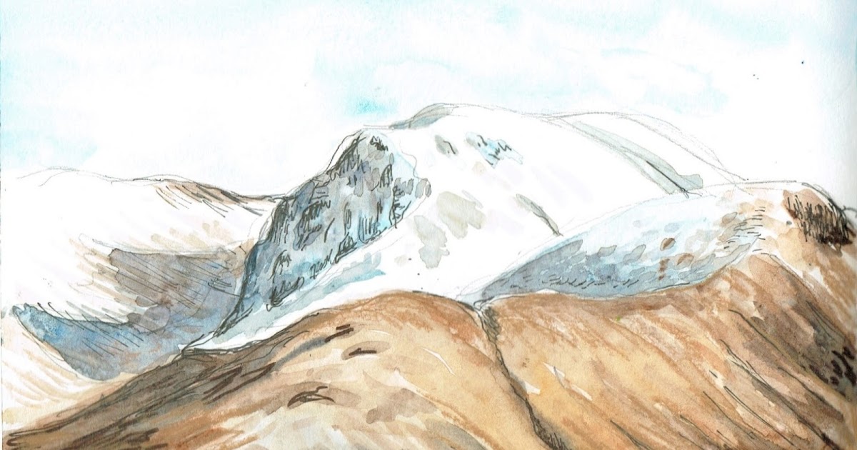 Sketching on the Run: Ben Nevis
