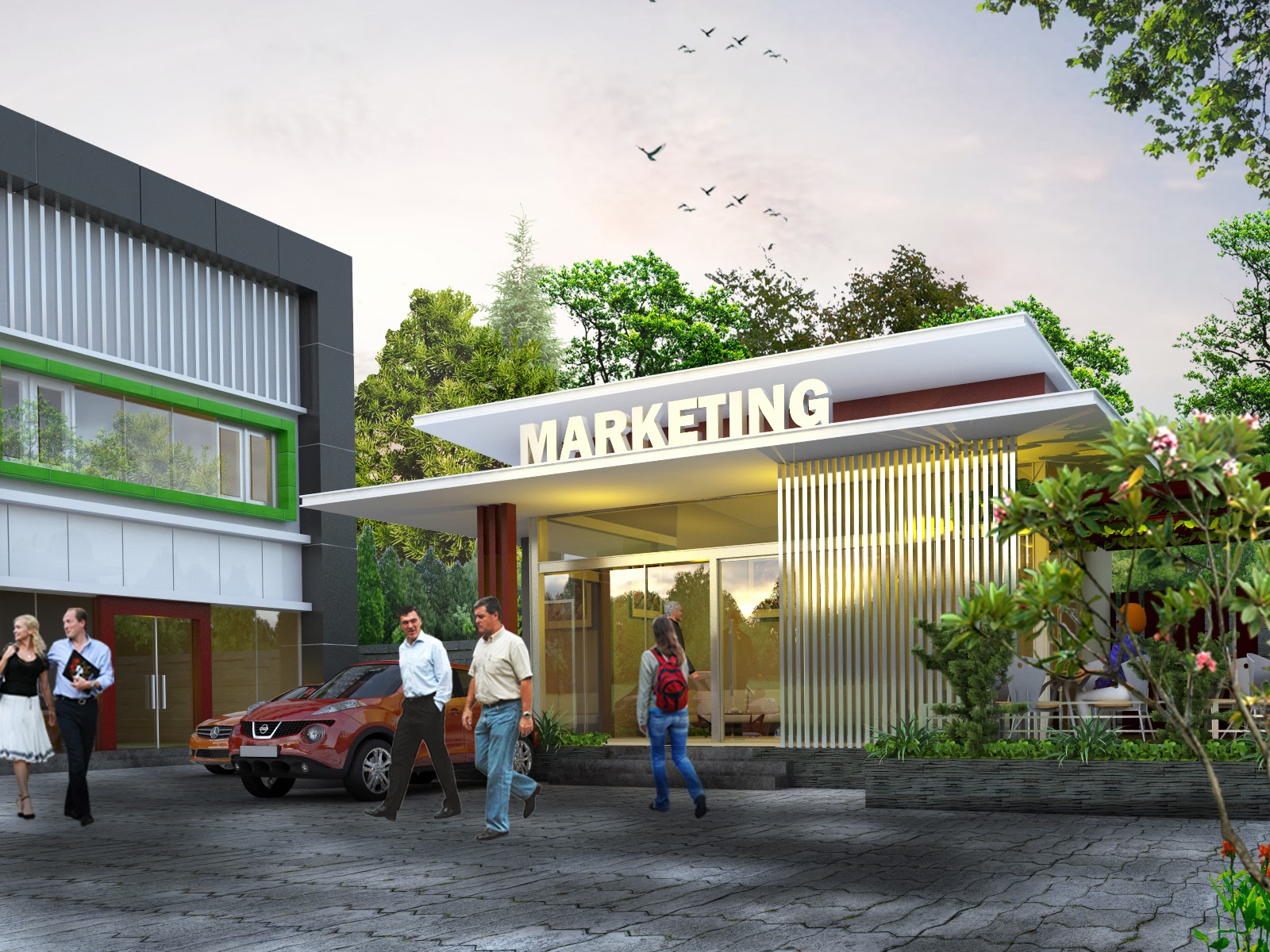 Konsultan Arsitek: PERGUDANGAN / RUKO & KANTOR MARKETING