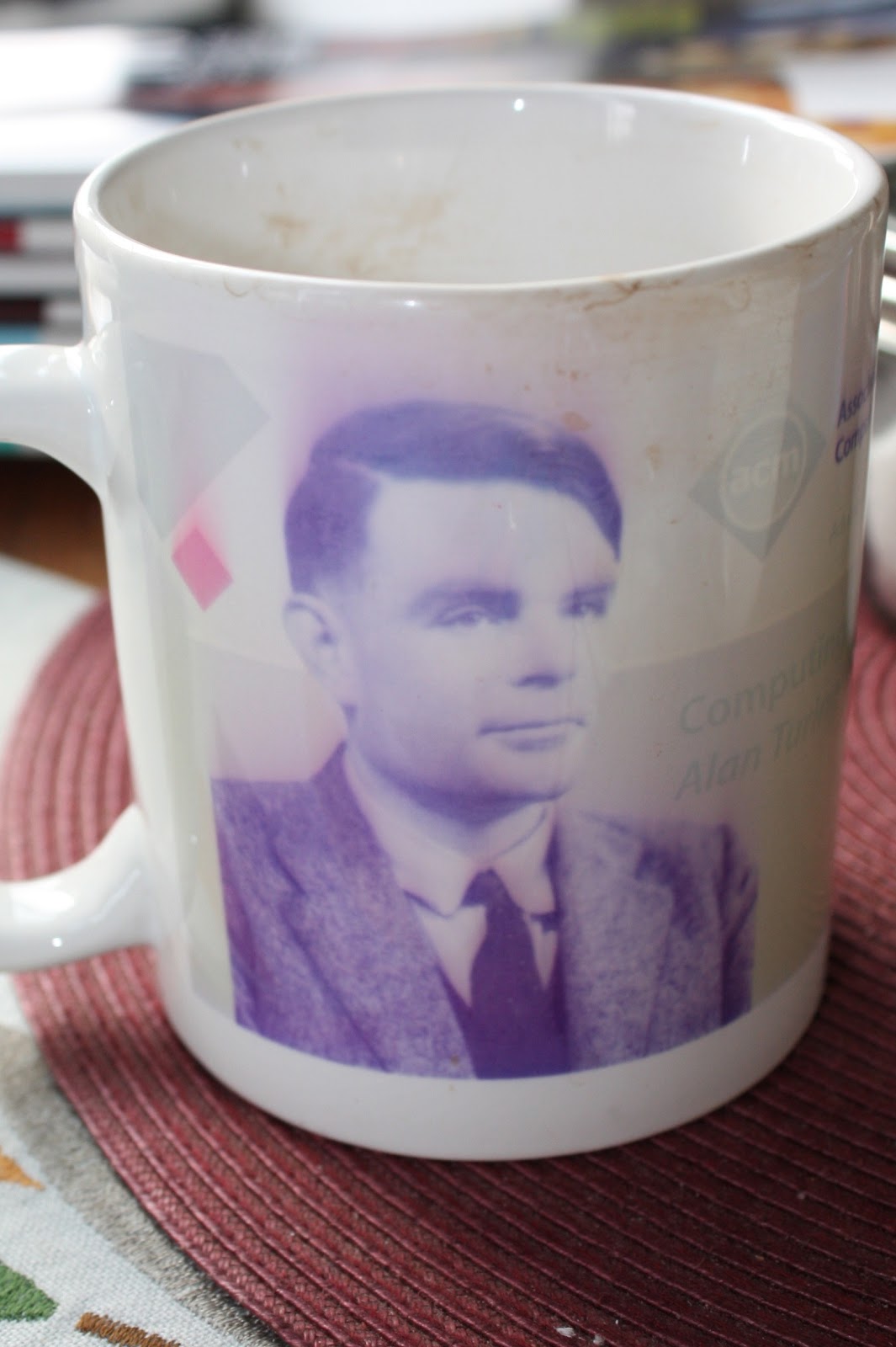 The Dishwasher Destroyed My Alan Turing Mug