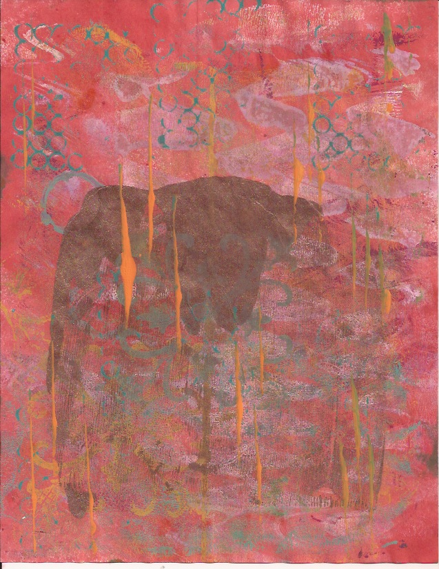 Mail me some art: painted papers - part 3