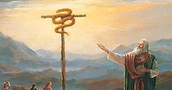 God en gebed: De koperen slang: wie daarnaar ziet, wanneer hij gebeten ...