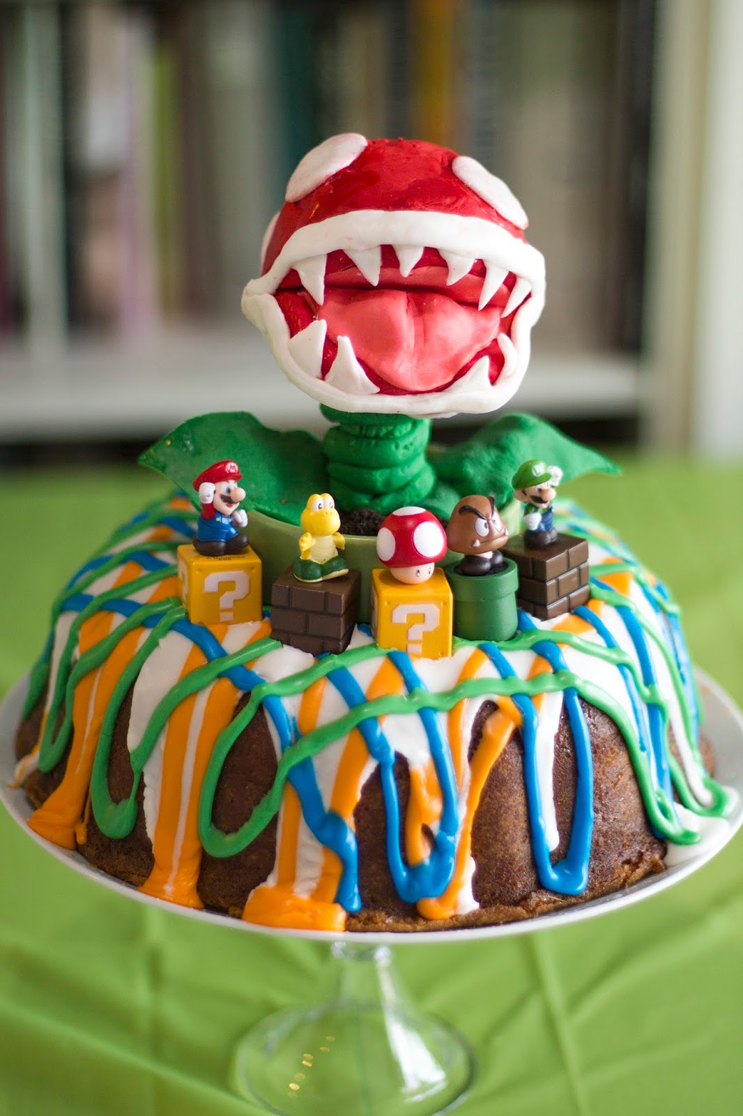 Boys, Buildings, Books and Berries: Bundt Cake a la Mario Bros.