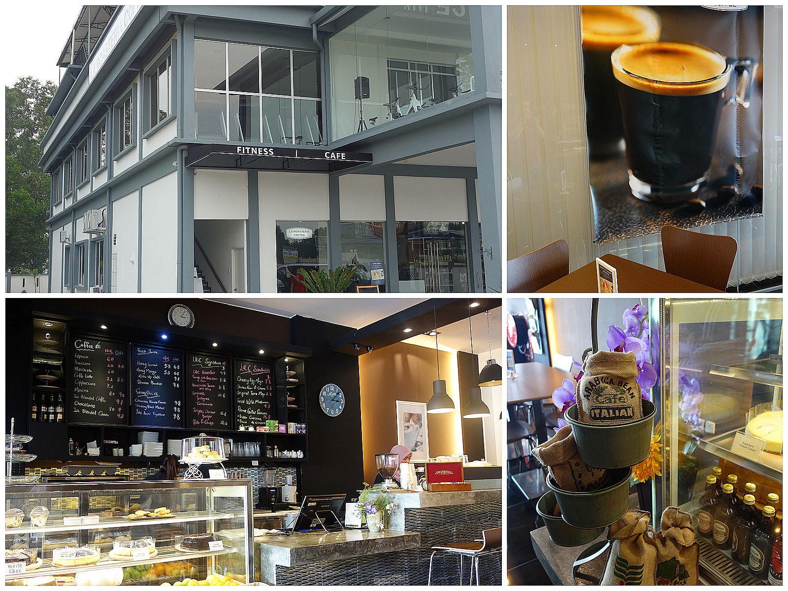 a cafe that shares a site with a fitness centre for a double-shot of ...