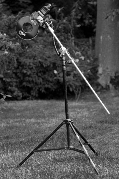 Orbis Ring Flash - On a Boom Arm