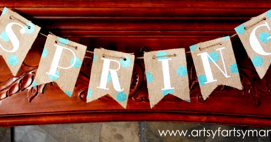 DIY Spring Banner | artsy-fartsy mama