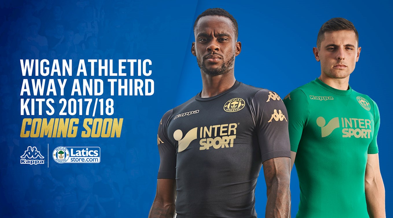 Wigan Athletic 17-18 Home, Away & Third Kits Revealed - Footy Headlines