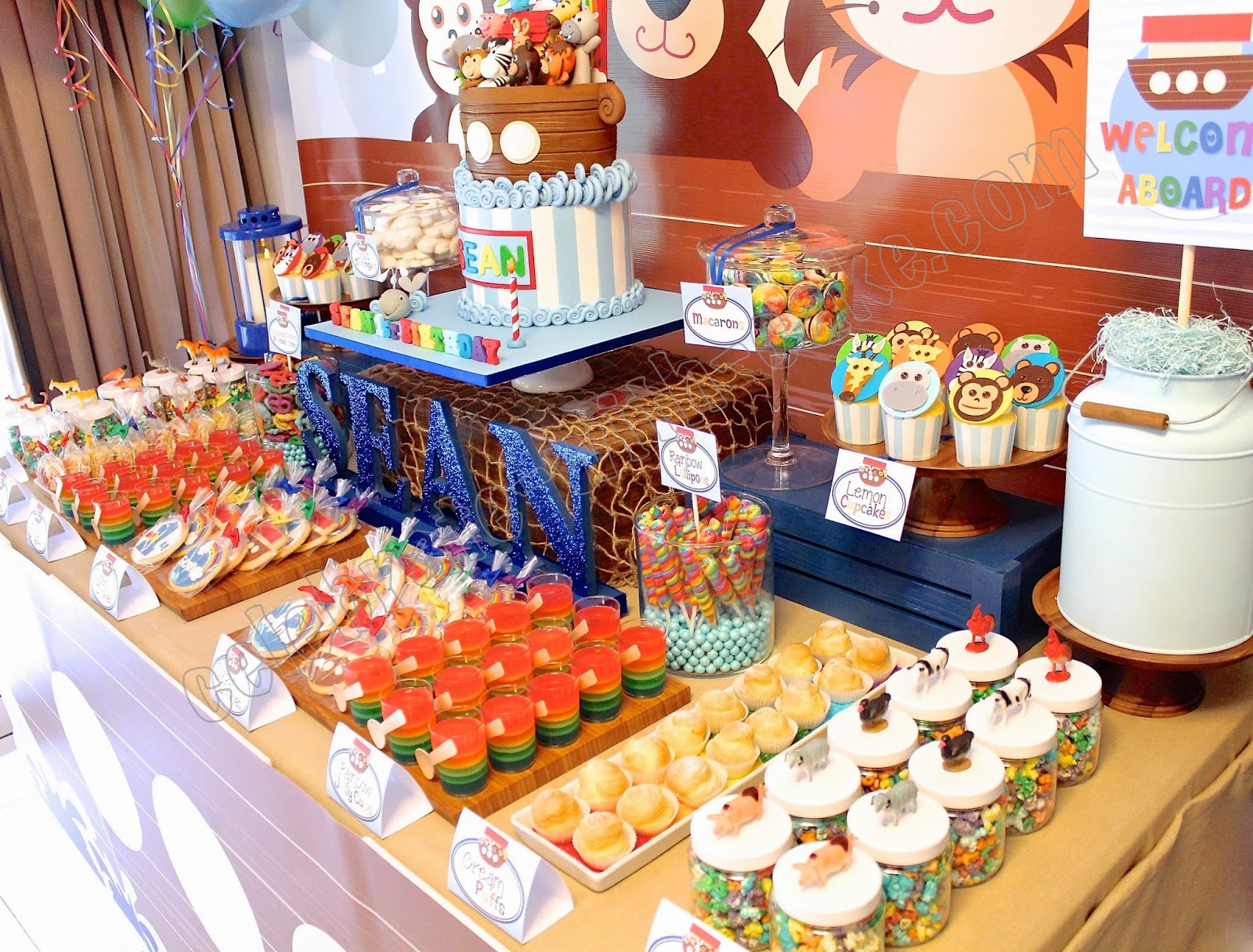 Celebrate with Cake!: Noah's Ark Dessert Table (click post to view more ...