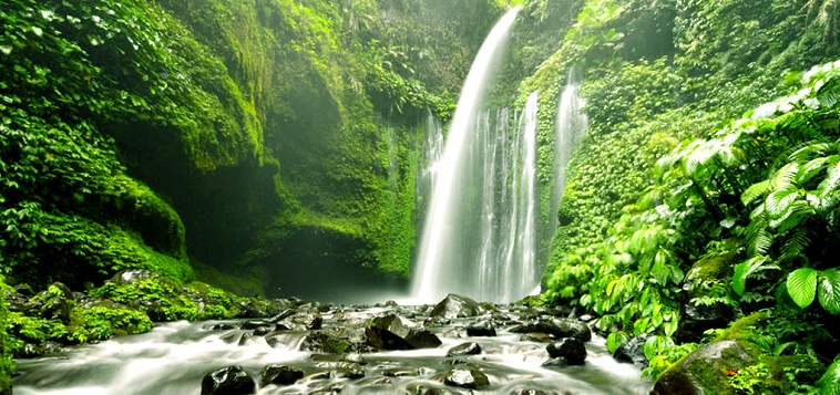Waterfall Sendang Gile Exotic North Lombok