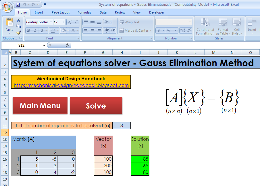 Solving System of Equations using Gauss Elimination Method (Part 4)