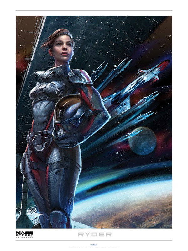The Geeky Nerfherder: #CoolArt: 'Sara Ryder' by Ramil Sunga