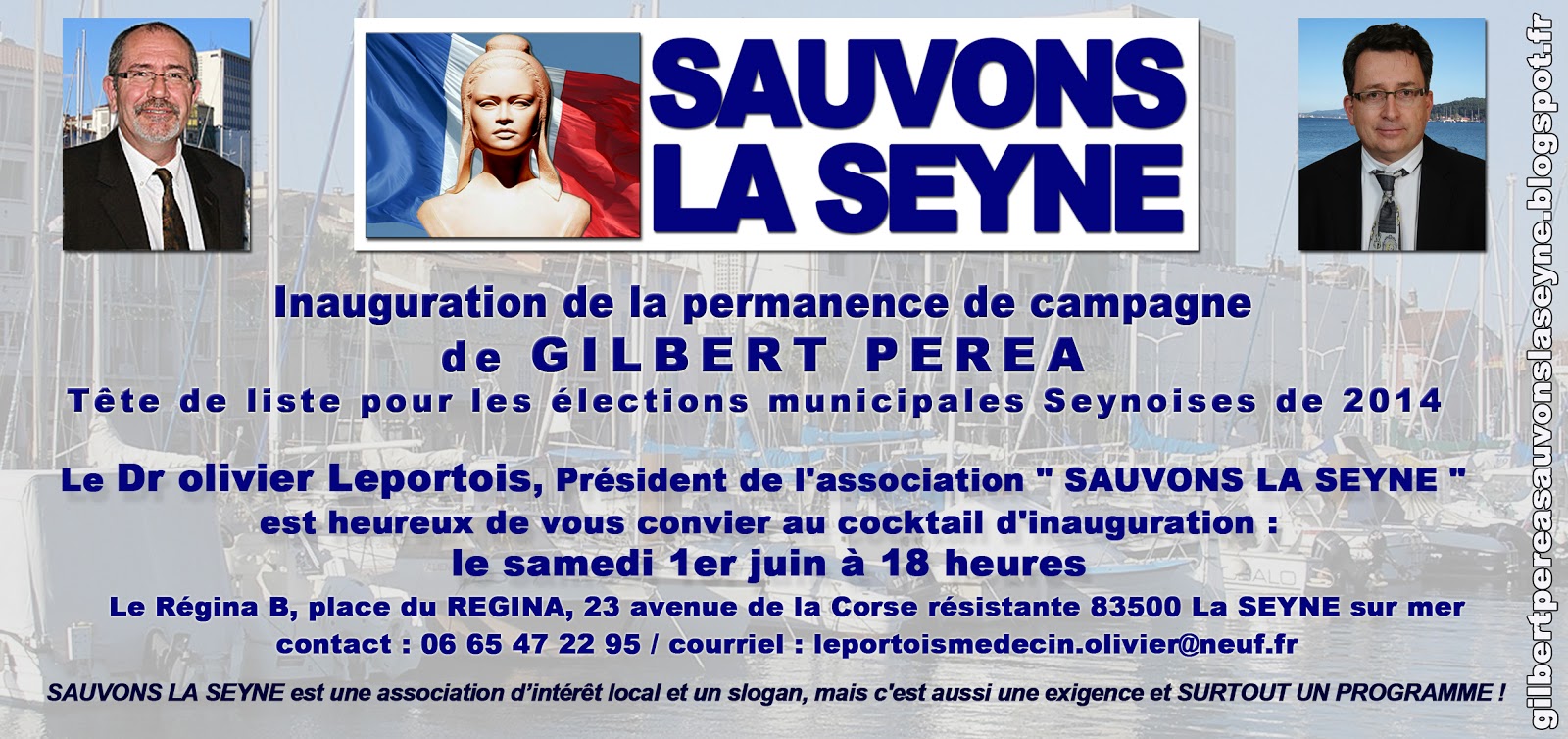 Gilbert PEREA: Inauguration de la permanence de GILBERT PEREA