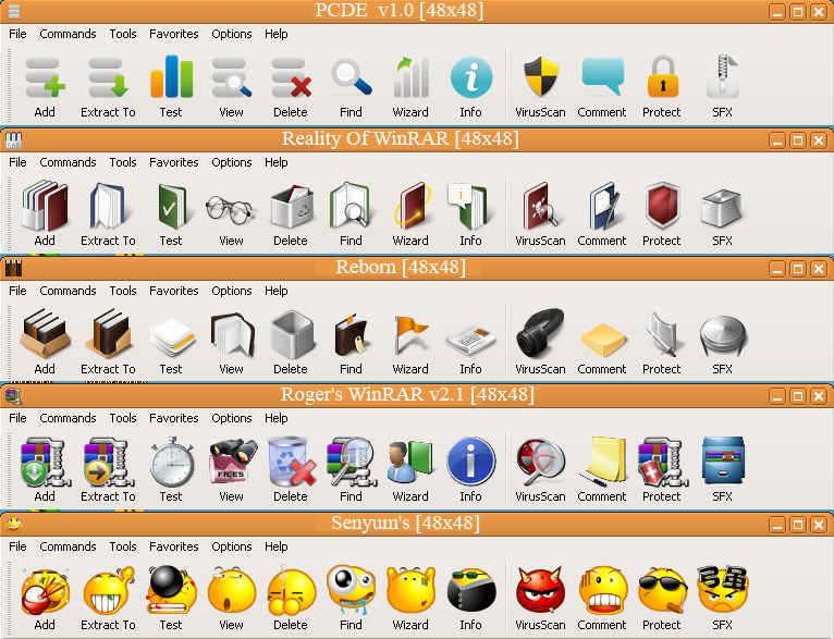 Free Here: Download 20 WinRAR Themes