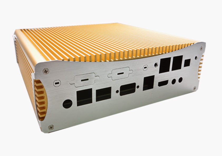 Morex Mini-ITX PC: MOREX FANLESS CASE -- Made in Taiwan