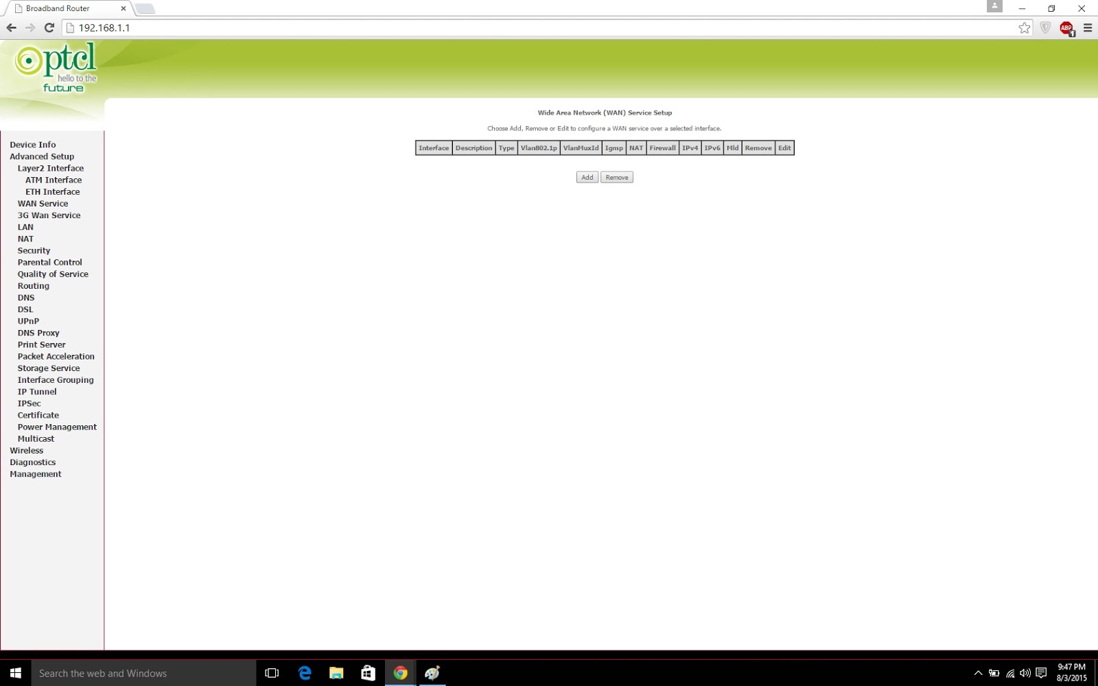 How to Configure PTCL Modem or Router (AN1020-25U) [All Screeshots]