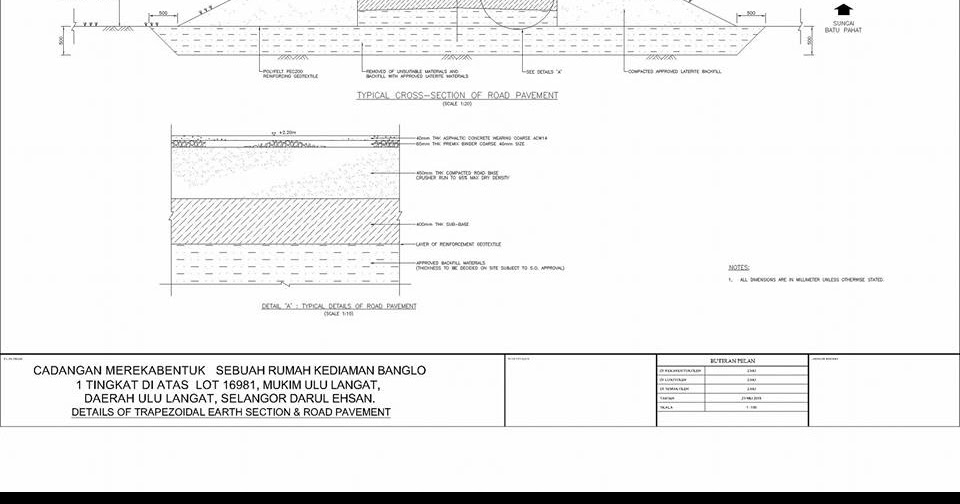 KHIDMAT MELUKIS PLAN: Plan Jalan Raya