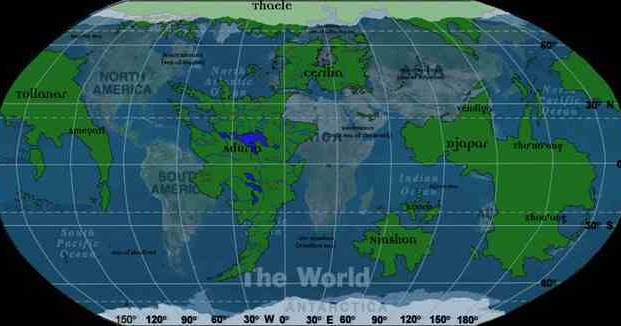 Birthright, An atlas of Cerilia: Aebrynis and Fan Fiction Story of Creation