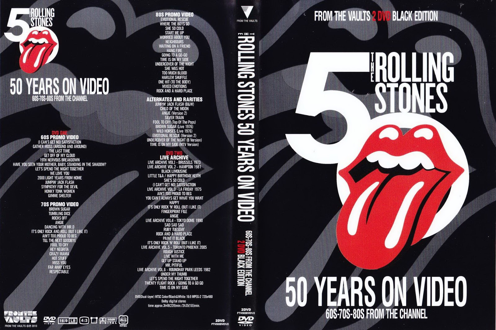 T.U.B.E.: The Rolling Stones - 50 Years on Video Black Edition ...