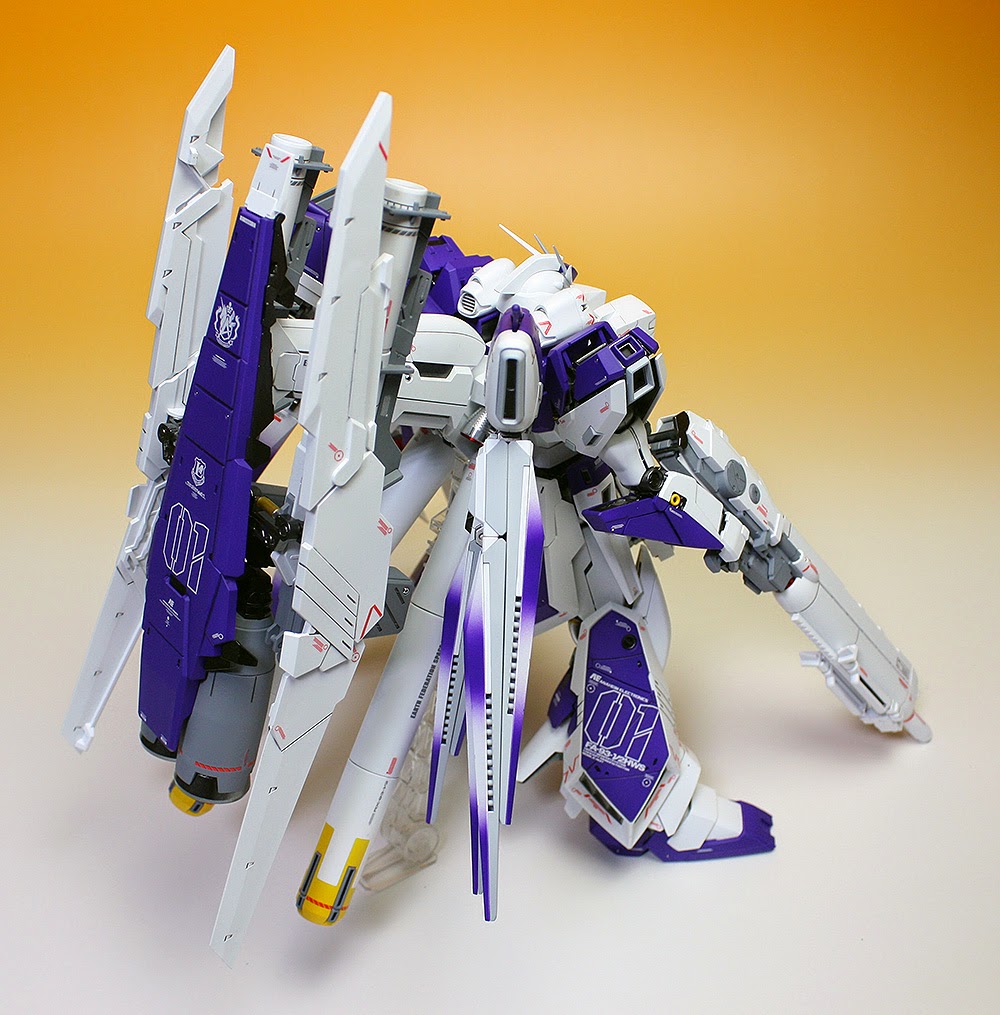 Custom Build: MG 1/100 hi-nu Gundam Ver. Ka HWS