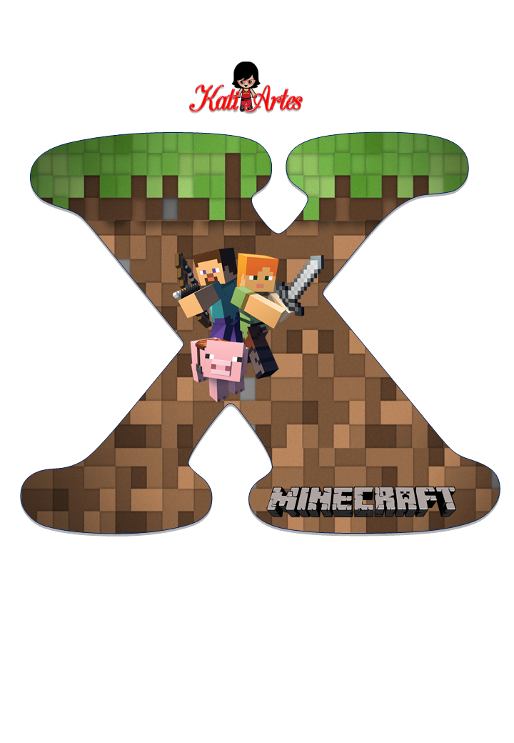 Abecedario de Minecraft. Minecraft Alphabet. - Oh my Alfabetos!