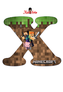 Abecedario de Minecraft. Minecraft Alphabet. - Oh my Alfabetos!