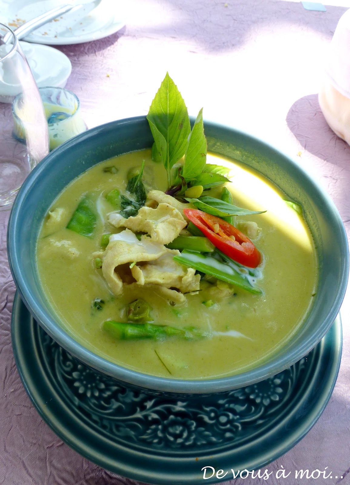 De vous à moi...: CURRY VERT ET VACANCES EN THAILANDE (1)