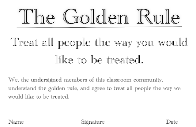 3rd Grade: The Golden Rule