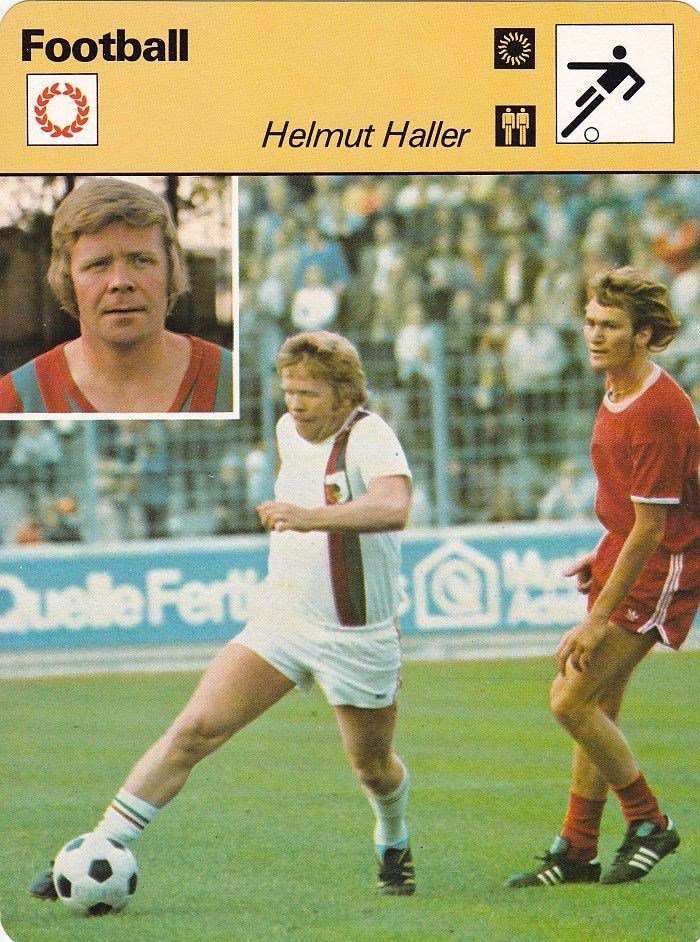 Football Yesterday & Today: Helmut Haller, "ll Biondo" (fiche football)
